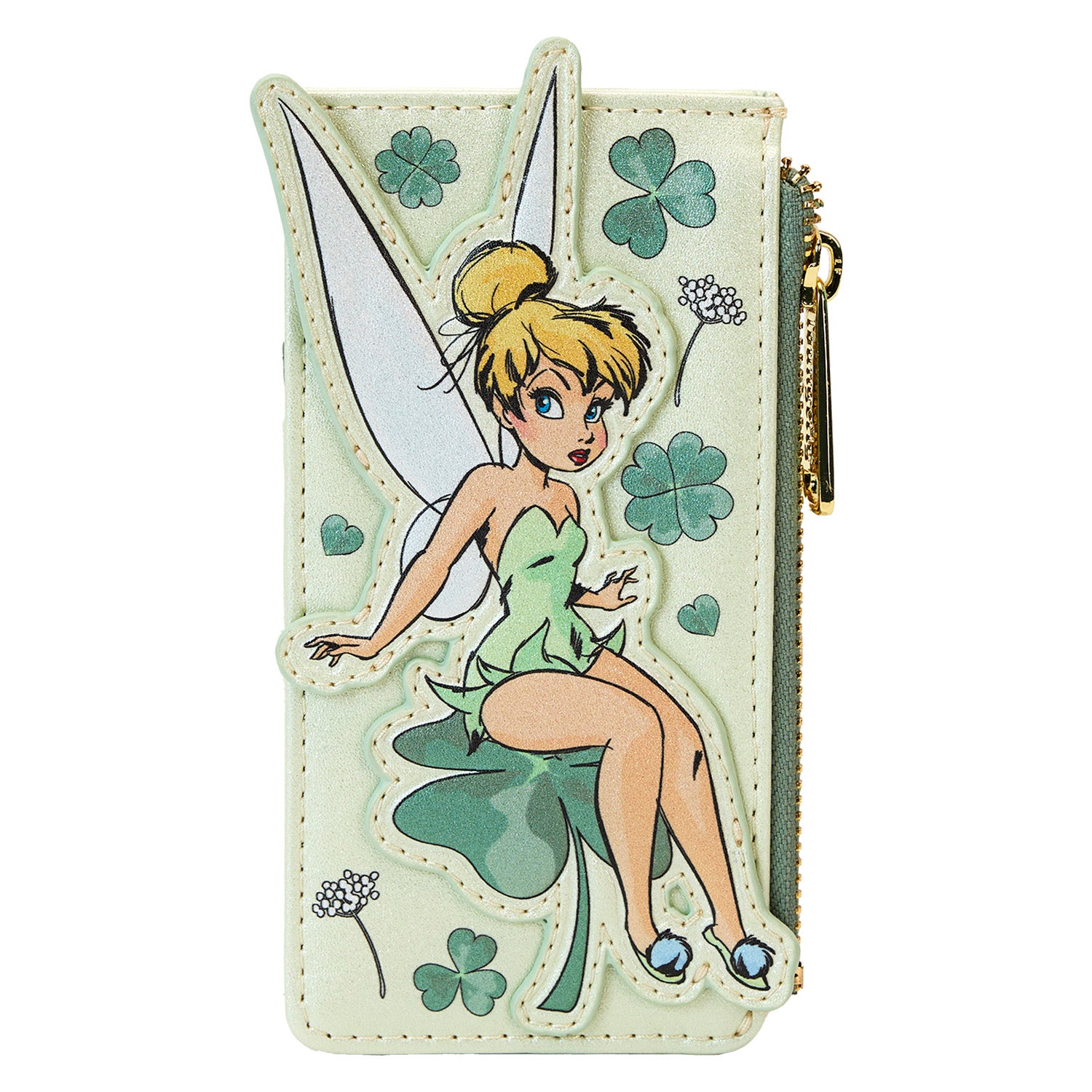 Loungefly Disney Tinker Bell 4-Leaf Clover Large Card Holder – Circle ...